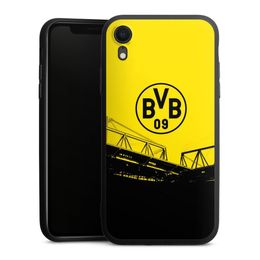DeinDesign iPhone Xr Handy Premium Silikon H&uuml;lle Handyh&uuml;lle schwarz Case Merchandise Bvb Borussia Dortmund Silikon Premium Case