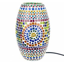 Möbel Desktop -Lampe Mosaik -Lampen -Multikolor -Lampen 18x18x31CM 22835 - Signes Grimalt