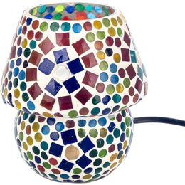 Signes Grimalt - Möbel Desktop -Lampe Mosaiklampen Silberlampen 1x1x1cm 16147 - Plateado