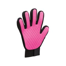 Trixie Coat Care Glove 16 × 24 cm pink/black
