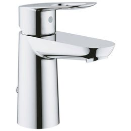 Grohe Waschtischarmatur Start Loop mit Wassersparfunktion, silberfarben