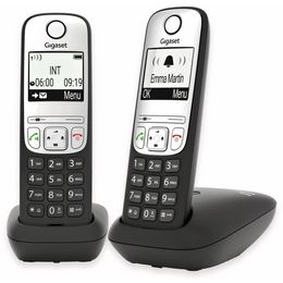 Gigaset DECT-Telefon A690 Duo, schwarz