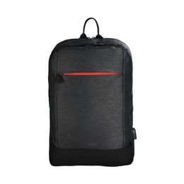 Hama Laptoptasche Laptop-Rucksack Manchester bis 40cm 15,6"schwarz Notebook-Rucksack, schwarz