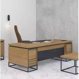 JVmoebel Schreibtisch Arbeitszimmer Holztisch Chefscheibtisch Luxus Computertisch (1-St)