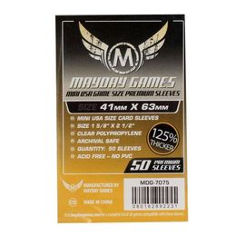 Mayday Games Spiel, Premium Mini USA Hüllen 41x63mm 50 Stück 7075