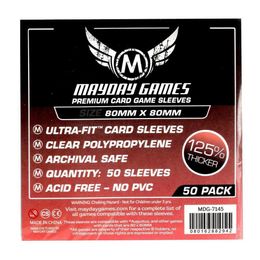Mayday Games Spiel, Premium Medium Square Card Hüllen 80x80mm 7145