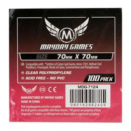 Mayday Games Spiel, Standard Small Square Card Hüllen 70x70mm 7124