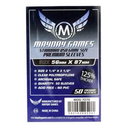 Mayday Games Spiel, Premium USA Card Hüllen 56x87mm 50 Stück 7076