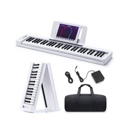 Donner Home-Keyboard Keyboard Klavier faltbare elektrische Tastatur Klavier 61 Tasten DP-06 (Musikrest
