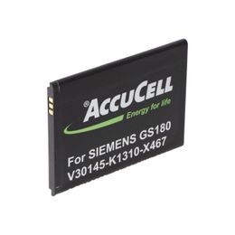 AccuCell AccuCell Akku passend für Siemens Gigaset GS180 V30145-K1310-X467 3