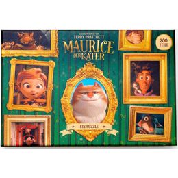 Laurence King Puzzle Maurice, der Kater, 200 Puzzleteile, bunt