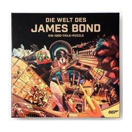 Laurence King Puzzle Die Welt des James Bond, 1000 Puzzleteile, Made in Europe, bunt