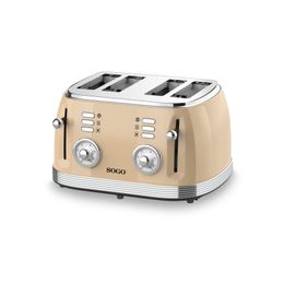 SOGO RETRO Serie Toaster beige