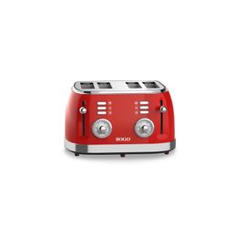 SOGO RETRO Serie Toaster rot