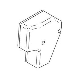 Thule Abdeckkappe, Motor Omnistep 12V double Alu (Nr.1500600410)