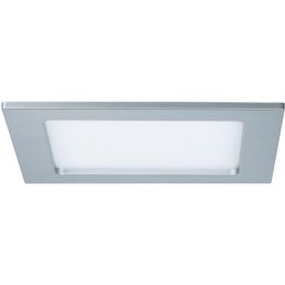 Paulmann LED Panel LED Einbaupanel eckig 165x165mm 12W 4.000K, LED fest integriert, Neutralweiß, LED Einbaupanel eckig 165x165mm 12W, silberfarben