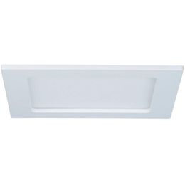 Paulmann LED Panel LED Einbaupanel eckig 165x165mm 12W 4.000K Weiß, LED fest integriert, Neutralweiß, LED Einbaupanel eckig 165x165mm 12W 4.000K Weiß, weiß