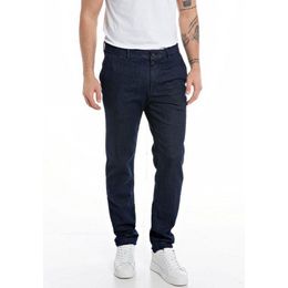 Replay Chinohose Chino BRAD, blau