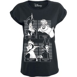 Disney Villains Mugshot T-Shirt schwarz in L