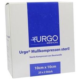URGO Mullkompressen 10x10 cm steril 25X2 St