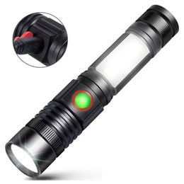 GelldG LED Taschenlampe LED Taschenlampe Extrem Hell mit 1500mAh Akku Wiederaufladbare (1-St)