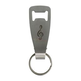 mugesh Schlüsselanhänger Flaschenöffner-Schlüsselanhänger Violinschlüssel / Notenschlüssel