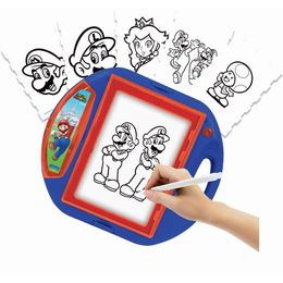 Lexibook® Zaubertafel Super Mario Zeichenprojektor mit Schablonen und Stempeln