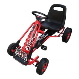 DOTMALL Go-Kart Kinderfahrzeug mit verstellbarem Sitz