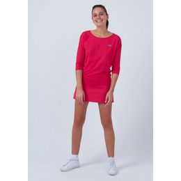 SPORTKIND Funktionsshirt Tennis 3/4 Loose Fit Shirt Mädchen & Damen pink