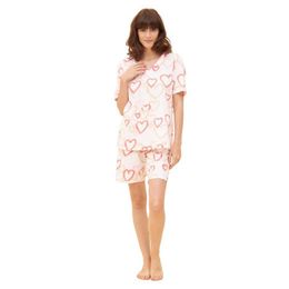 Rösch Rösch Pyjama 1233125, orange|rosa|weiß