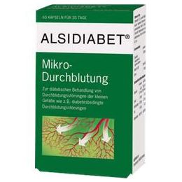 Alsidiabet Diabetiker Mikro Durchblutung Kapseln 60 St
