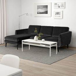 IKEA SMEDSTORP 3er-Sofa mit Récamiere