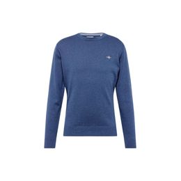 Gant Pullover 'Classic' Herren Gr&ouml;&szlig;e 5XL blaumeliert / hellgrau / kirschrot / naturwei&szlig;