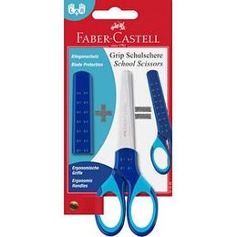 Faber-Castell Kinderschere Grip blau 13,5 cm