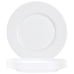 6 Arcoroc Teller Everyday White weiß 26,5 cm