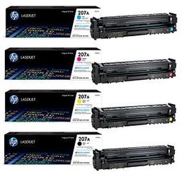 HP 207A (W2210A/W2211A/W2213A/W2212A) schwarz, cyan, magenta, gelb Tonerkartuschen, 4er-Set