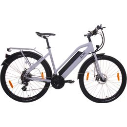 E-Bike Llobe "Voga Bianco" E-Bikes Gr. 48 cm, 27,5 + Zoll (69,85 cm), weiß (mattweiß) E-Bikes