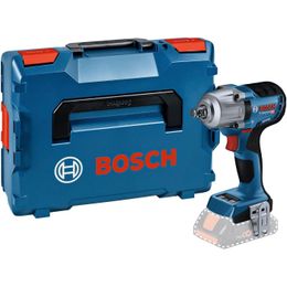 Bosch Professional Akku-Drehschlagschrauber GDS 18V-450 HC (so, 450 Nm, (Set), ohne Akku, ohne Ladegerät, blau