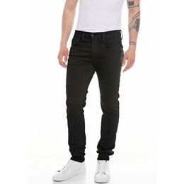 Replay Slim-fit-Jeans Anbass, schwarz