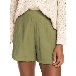 Roxy Shorts »Over The Sun« Loden Green XS XS Stoff: Leichter Doppelgaze-BaumwollStoff...