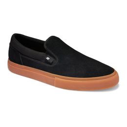 DC Shoes Slip-On Sneaker »Manual Slip-On Le« Black/Gum 6,5(38,5) 6,5(38,5) SuperSuede -Obermaterial für extra Haltbarkeit...