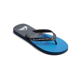 Quiksilver Sandale »Molokai Wordblock« Black/Blue/Grey 11 (44) 11 (44) Flexibles, synthetisches, an 3 Punkten...