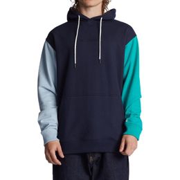 DC Shoes Kapuzensweatshirt »Riot« Navy Color Block XL XL Stoff: Leichter, gebürsteter SweatStoff aus...