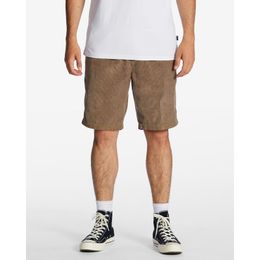 Billabong Shorts »Larry« Earth XXL XXL Stoff: Baumwoll-Cord-Mischgewebe