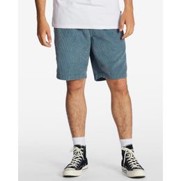 Billabong Shorts »Larry« Smoke Blue L L Stoff: Baumwoll-Cord-Mischgewebe