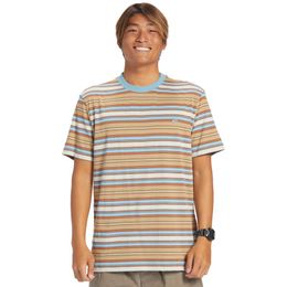 Quiksilver T-Shirt &raquo;Geller Stripe&laquo; Geller Taos Stripe S S Material Garngef&auml;rbter StreifenStoff aus...
