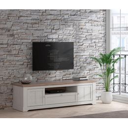 TV-Board FORTE "Iloppa" Sideboards Gr. B/H/T: 204,7 cm x 59,1 cm x 55 cm, 1, braun (schnee eiche, nelson eiche) TV-Lowboards Breite ca. 204 cm