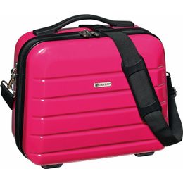 Check.In® Beautycase London 2.0, Kosmetiktasche, zum Aufstecken, Reisetasche, mit Schulterriemen, rosa