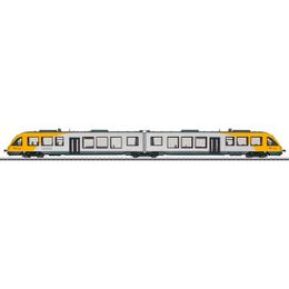 Märklin Märklin Personenwagen Dieseltriebwagen Baureihe 648.2 - 37715, Spur H0, mit Licht- und Soundeffekten; Made in Europe, gelb|grau