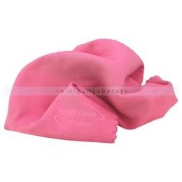 Microfasertuch Mega Clean, Softtuch rosa 40x40 cm Profi-Pflegetuch für empfindliche Oberflächen